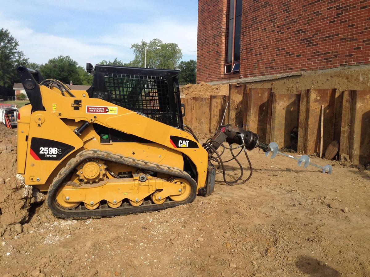 Ground & Soil Screws for Foundation Repair | Earth Reinforcement