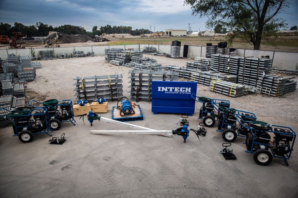 Helical Pile Installation Equipment - Intech Anchoring Systems